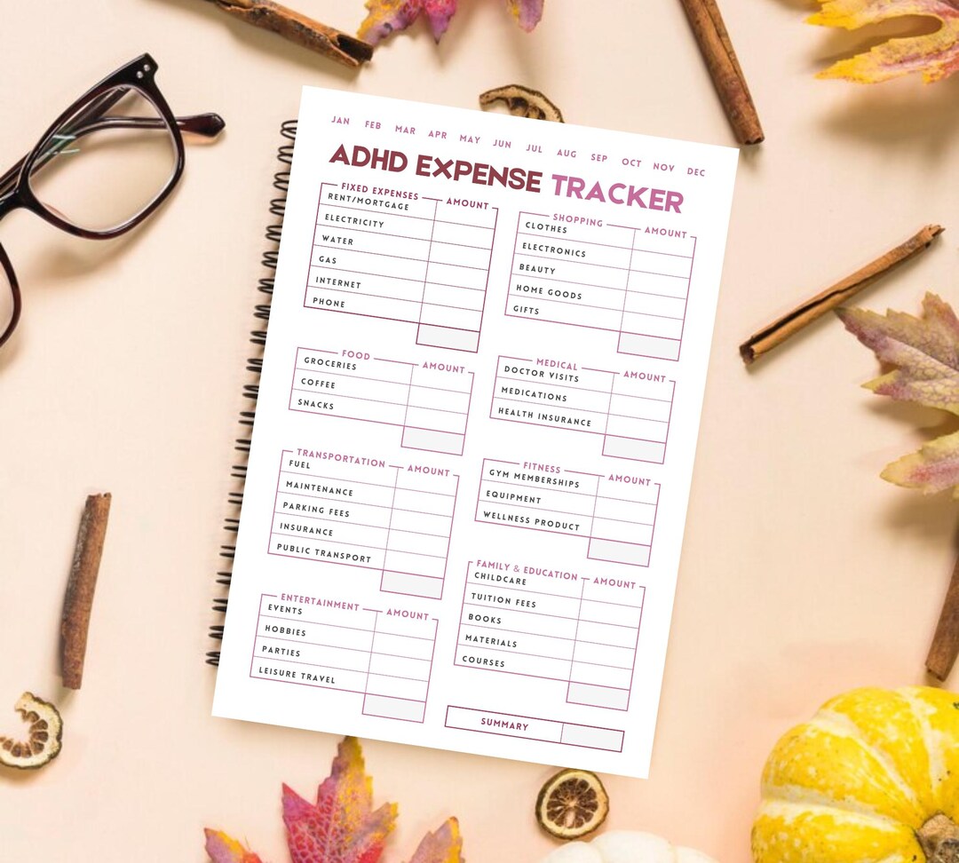ADHD Planner Printable | Focus & Executive Function Organizer ...