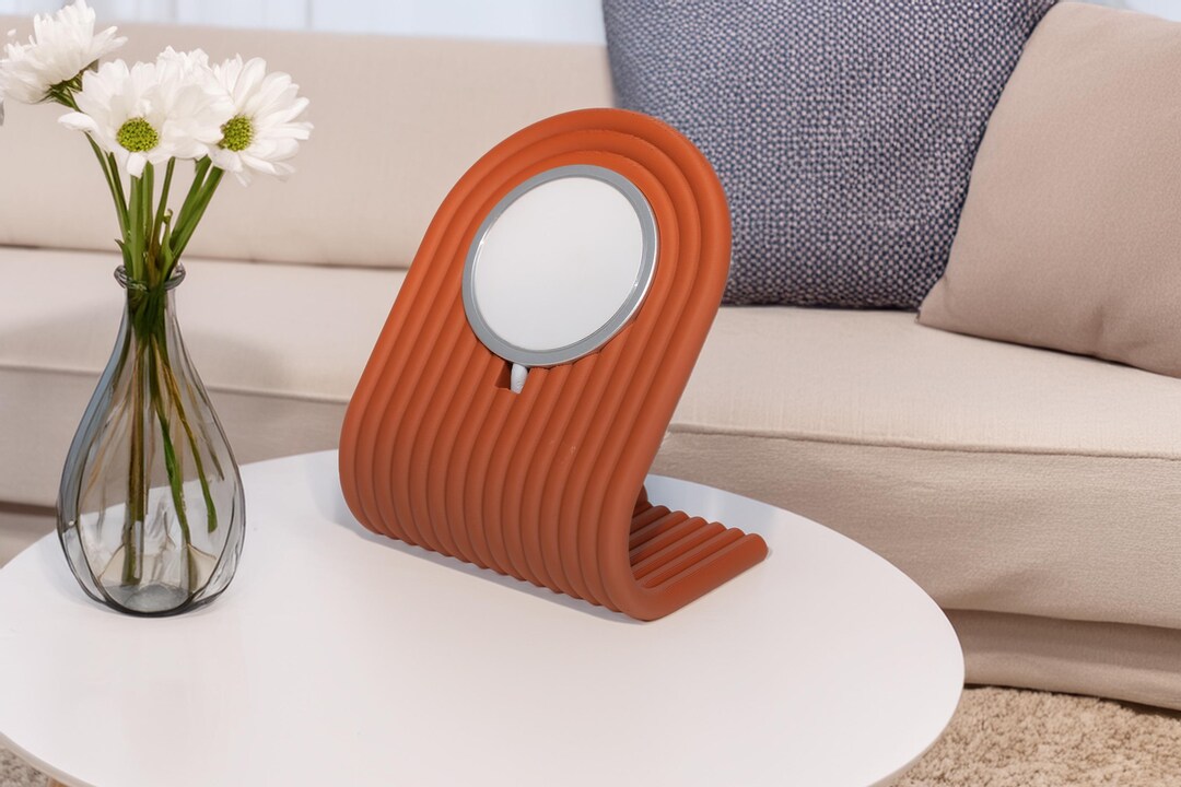 IPhone Charging Dock - Terracotta - Magsafe Phone Charger for Desks or ...