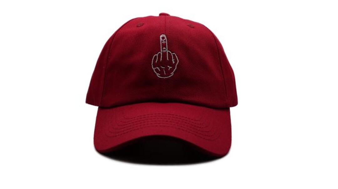 Middle Finger Adjustable Hat - Etsy