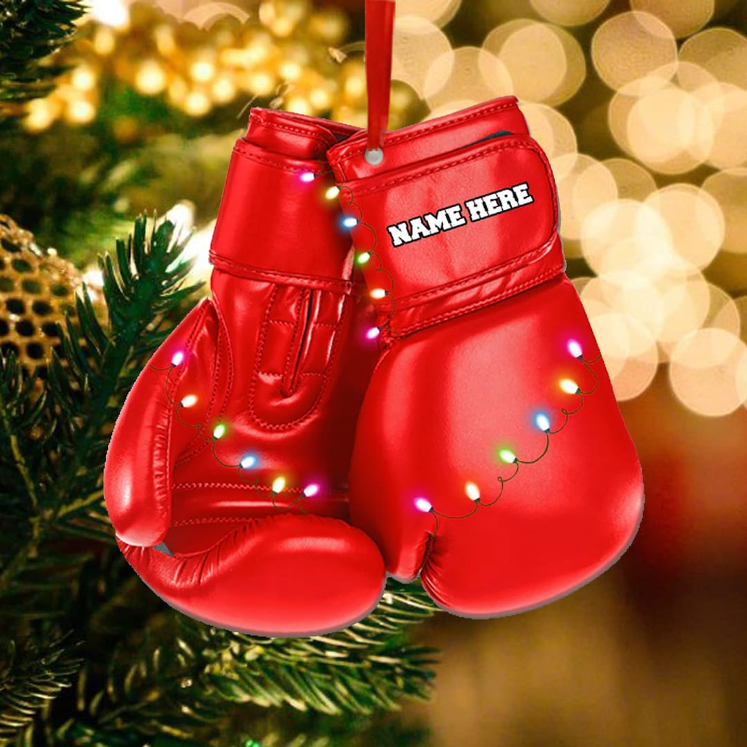 Custom Boxing Gloves Christmas Ornaments, Custom Ornament 2023 for ...