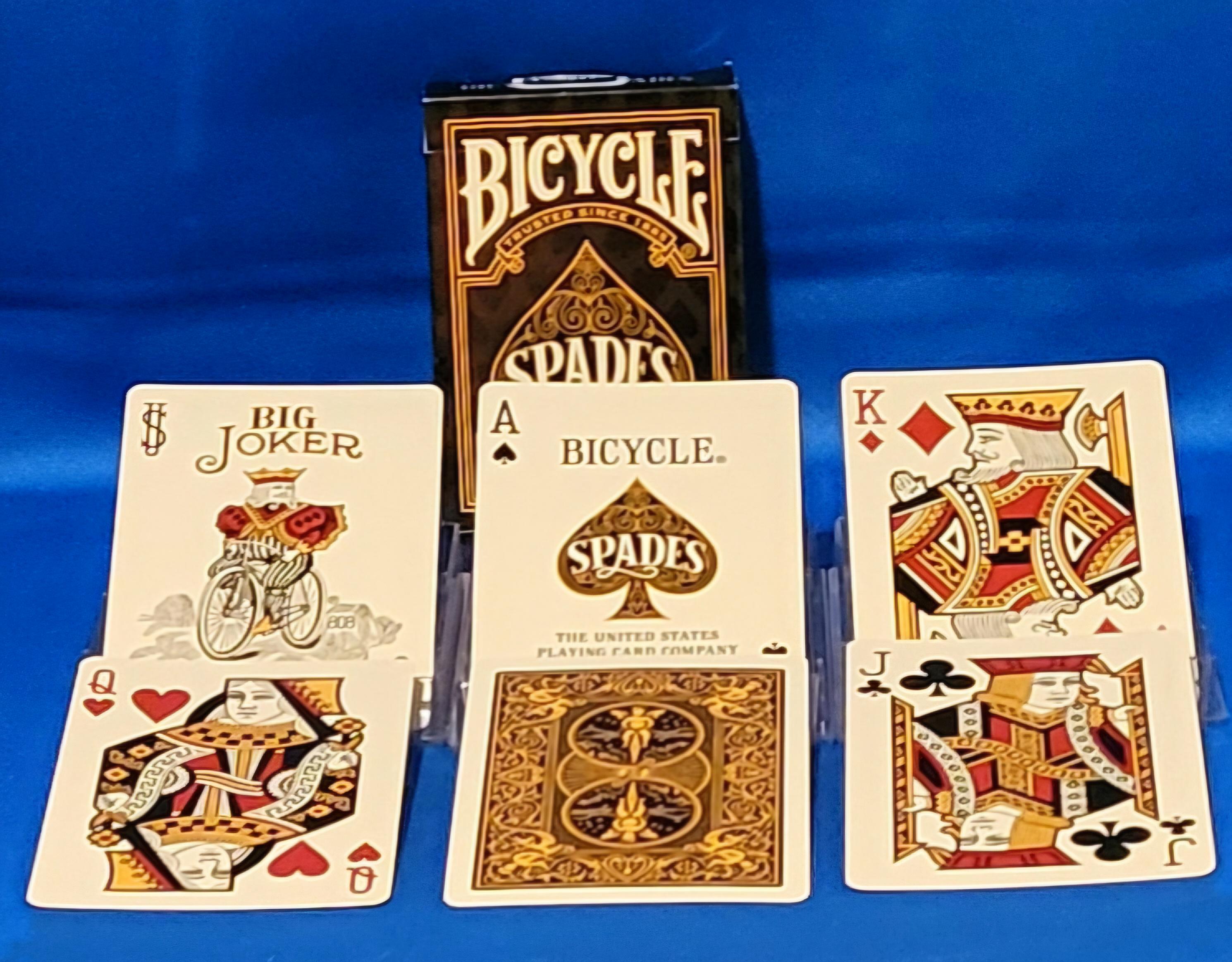 2-pack Bicycle Spades/hearts Playing Card Decks - Etsy