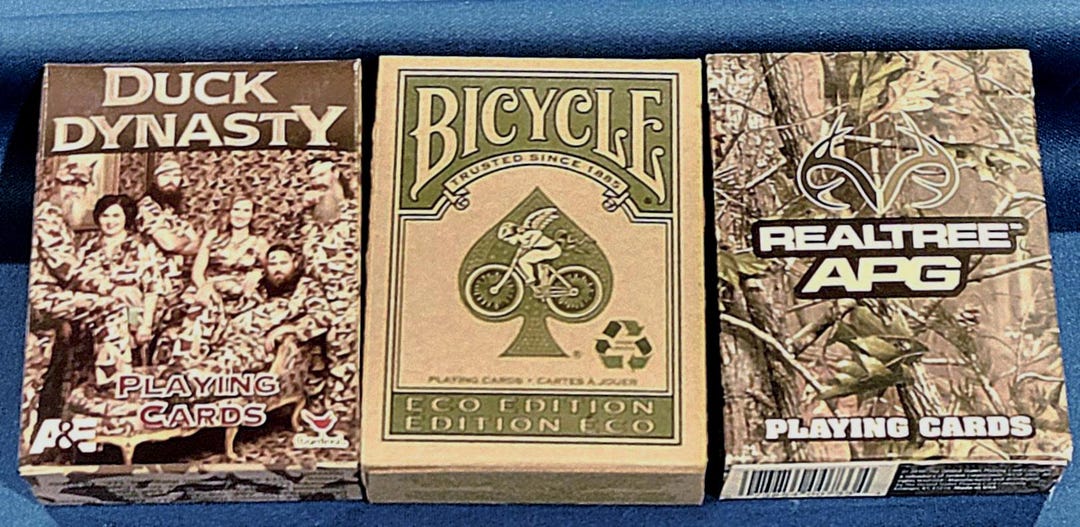 3-pack Collectible Playing Card Decks - Duck Dynasty/bicycle Eco ...