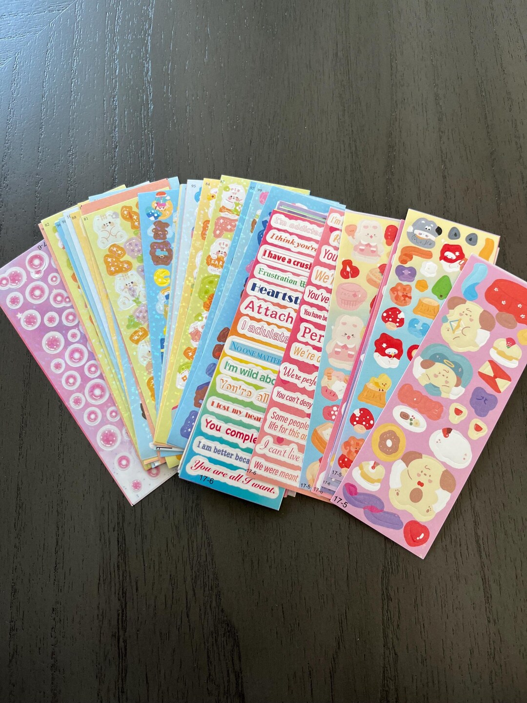 Adorable Stickers! Kawaii Bears, Fruits, and Decora Stickers! Recieve 5 ...