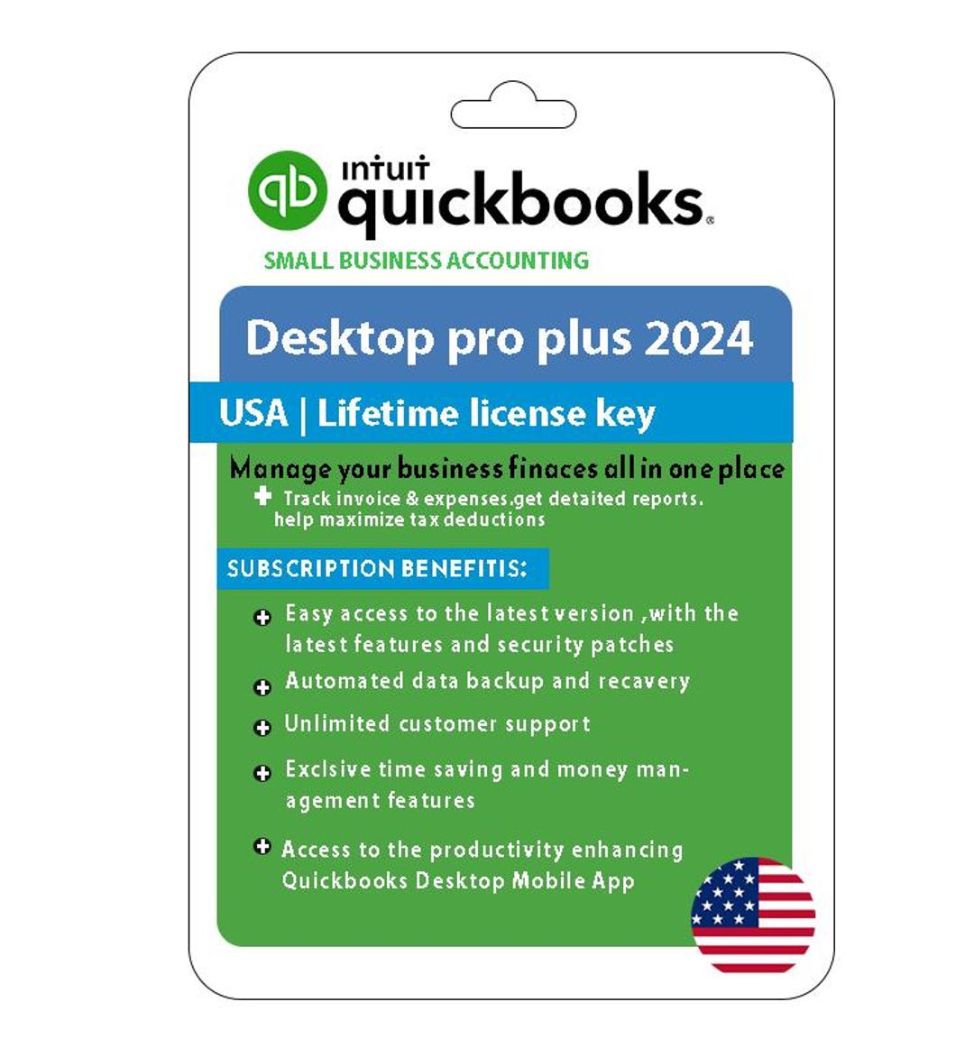 Quickbooks Desktop Pro 2024 - Official Version - Lifetime Activation ...
