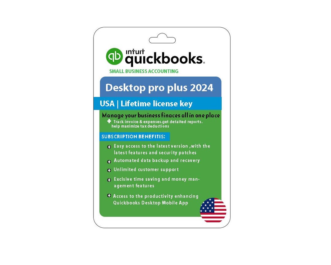 Quickbooks Desktop Pro 2024 - Official Lifetime Activation for Windows ...