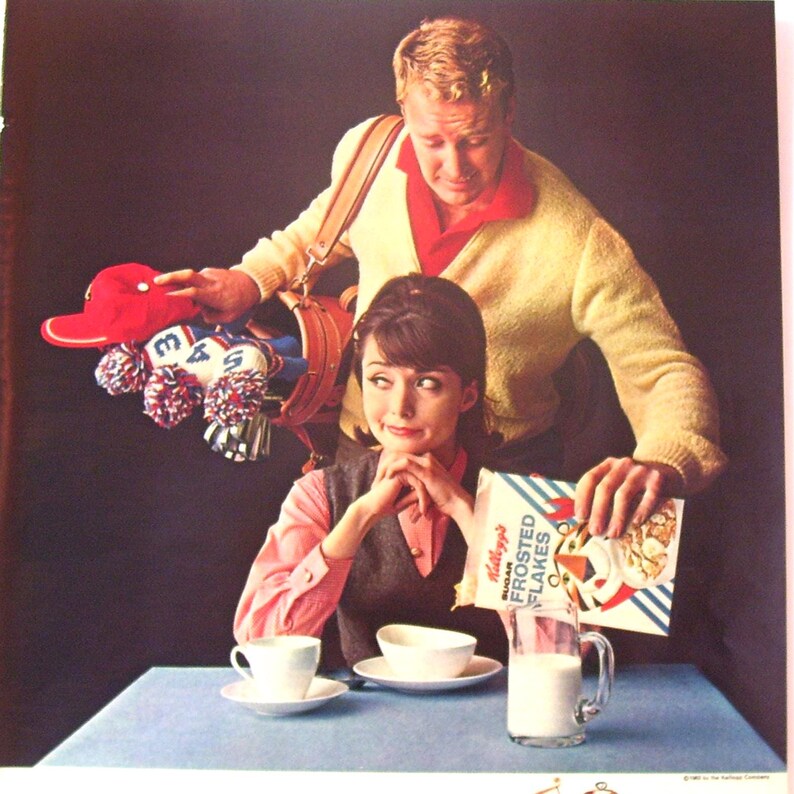 1963 Kellogg's Flakes Magazine Page Ad/ Frosted Flakes, Advertising ...