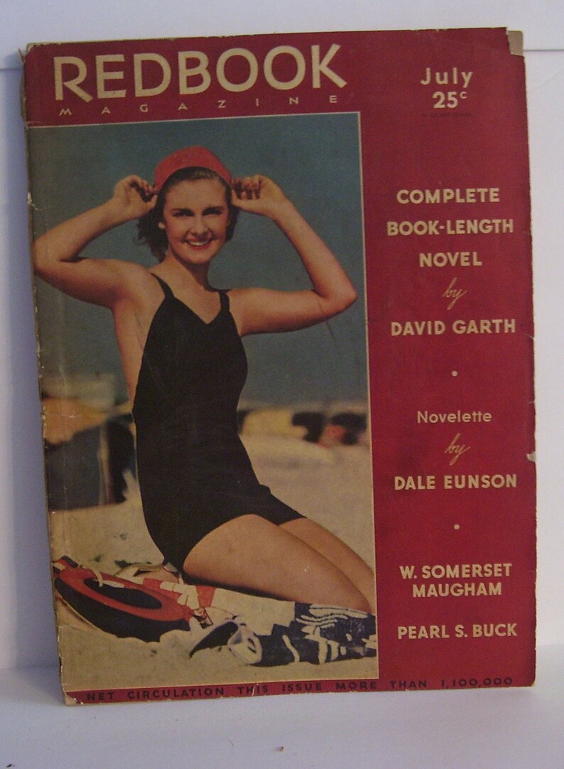 Redbook Magazine August 1940 and July 1938 Two Vintage Redbook ...
