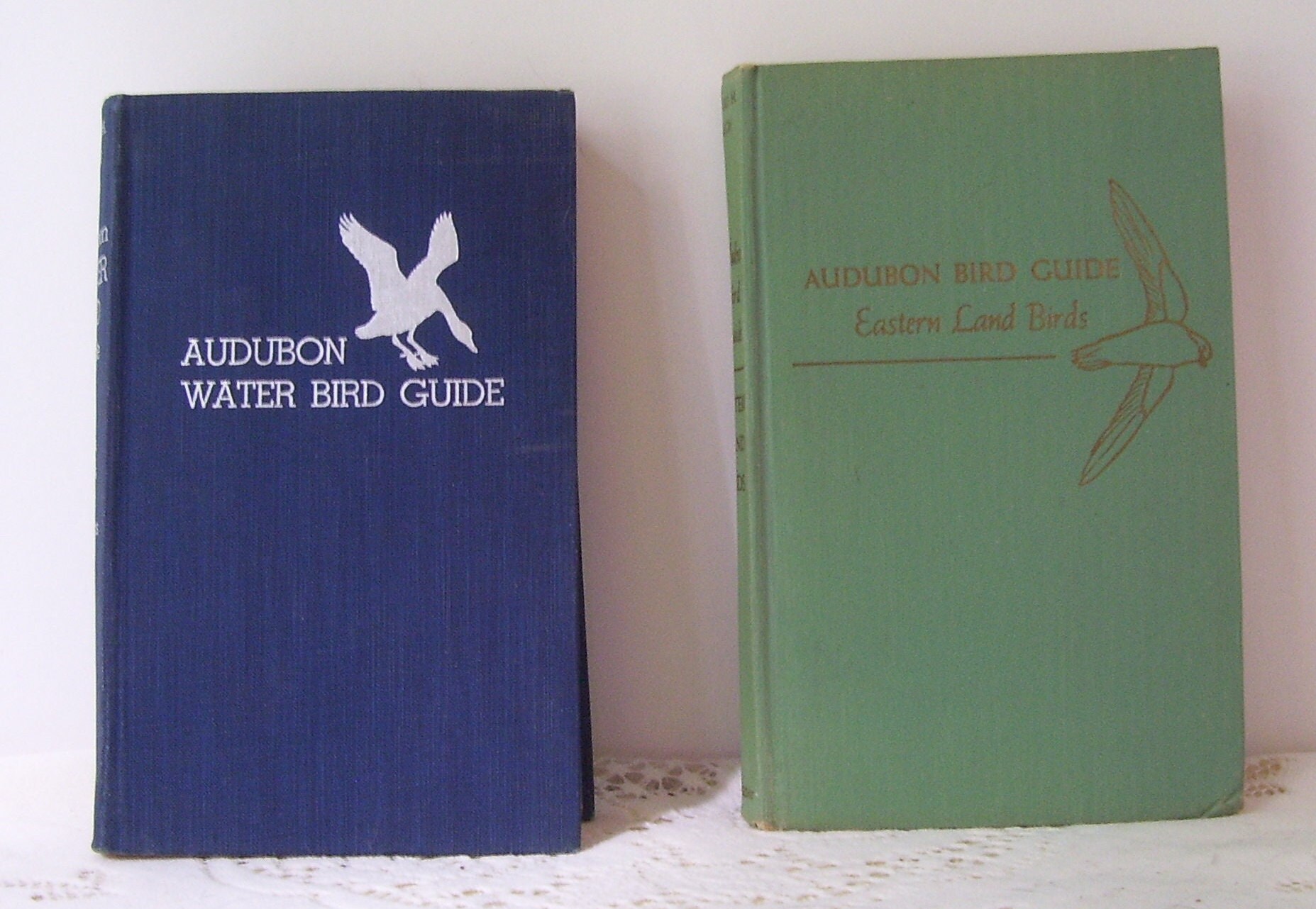 2 Audubon Bird Guide Books Water Bird Guide 1951 Eastern Land Birds ...