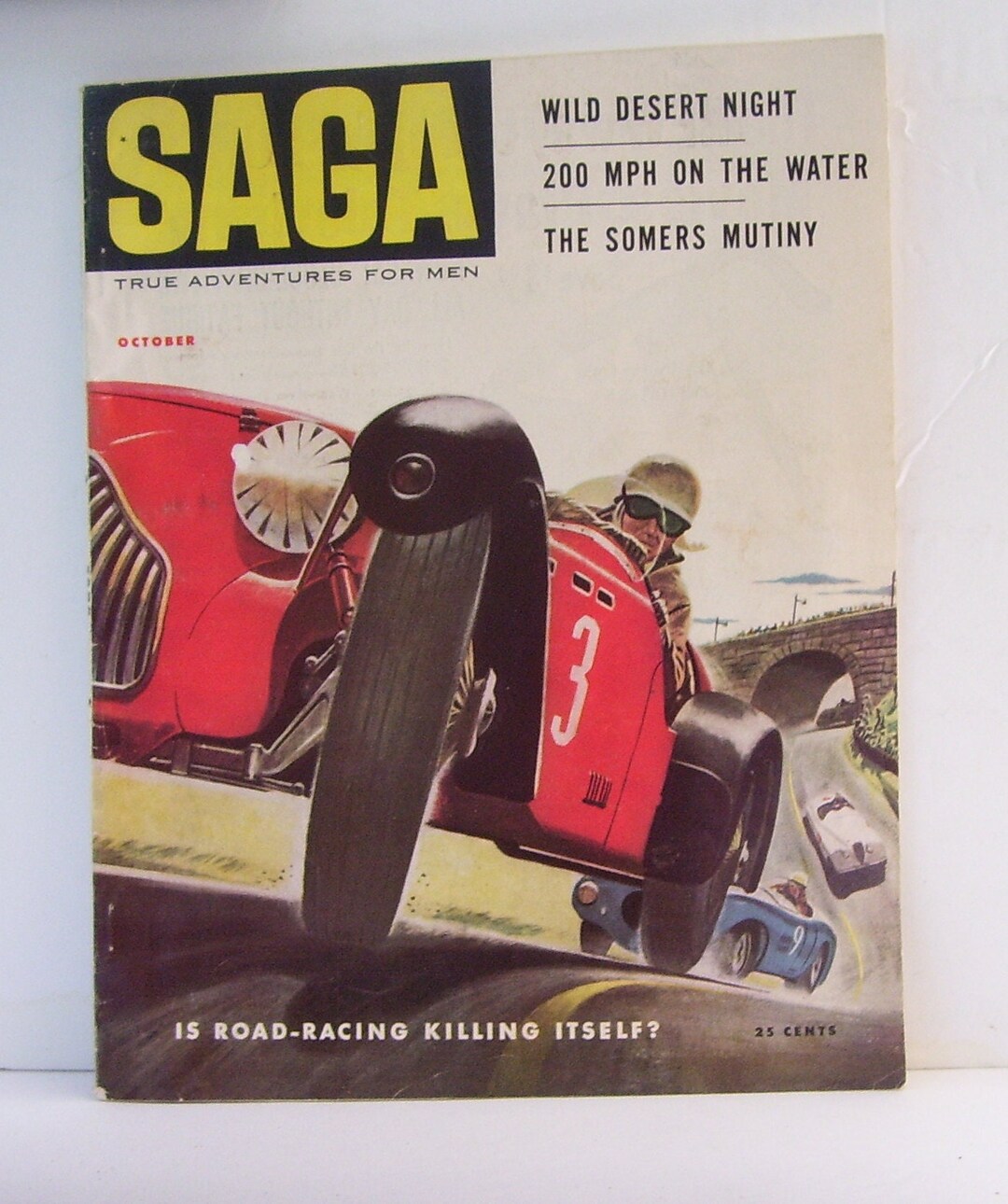 Oct. 1953 Vintage Saga Magazine - True Adventures for Men - Complete ...