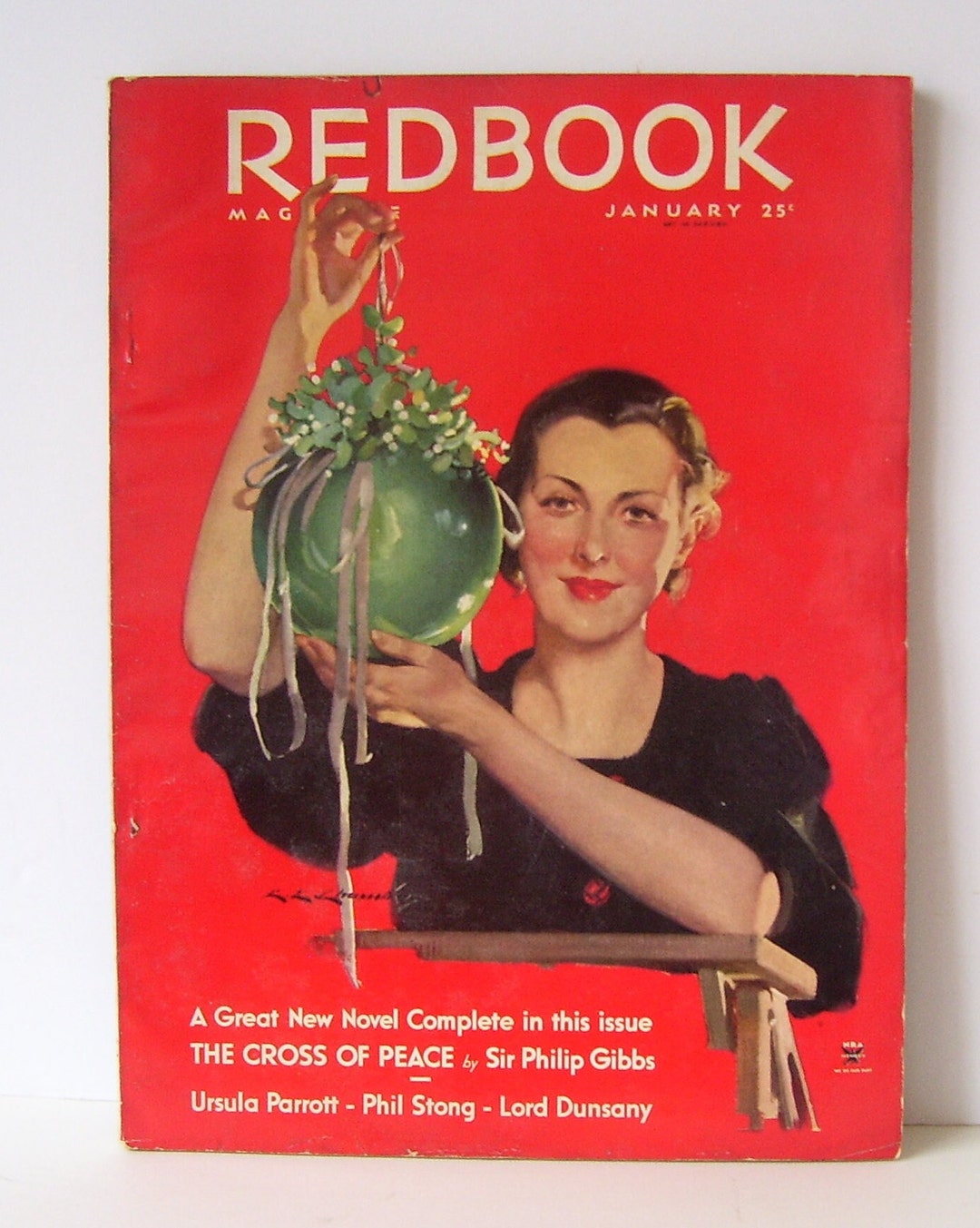 Vintage Redbook Magazine January 1934 - Complete Magazine - Artist ...