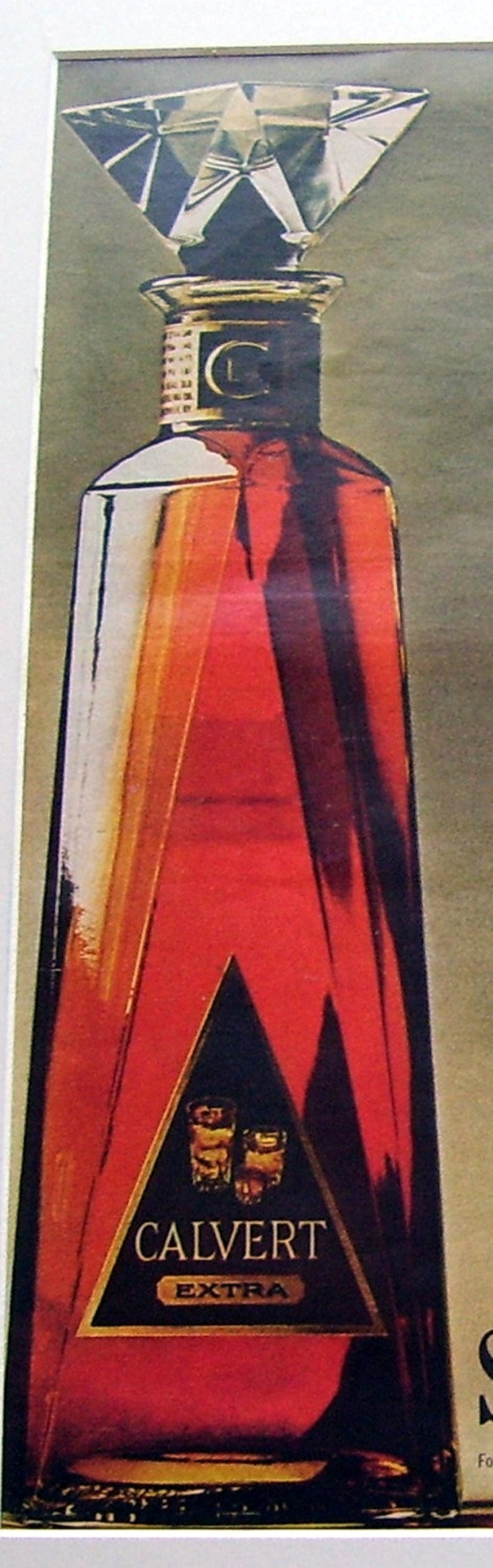 1963 Calvert Blended Whiskey Distillery Magazine Ad, Magazine Bar Ad ...