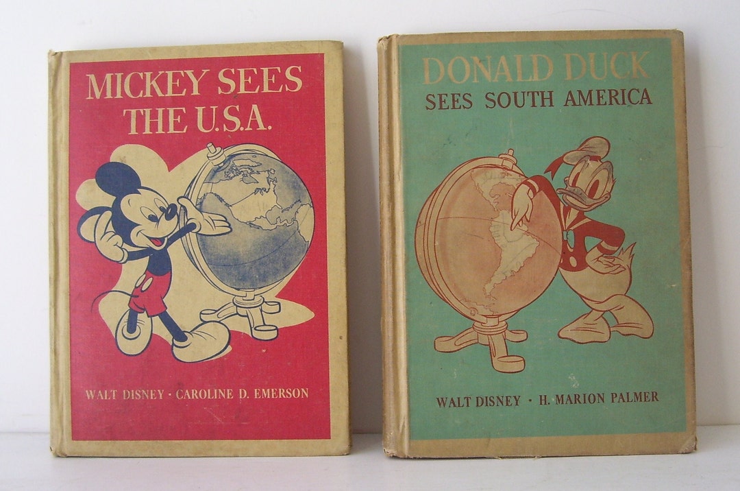 Walt Disney Donald Duck Sees South America and Mickey Sees the USA ...