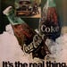 Vintage Coca Cola Coke Magazine Page Ad, 1970/ Motorcycle/ Bottled Coke ...