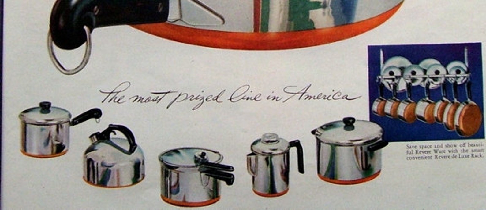 1950 Revere Ware Pots and Pan Wear Magazine Page Ad Copper - Etsy