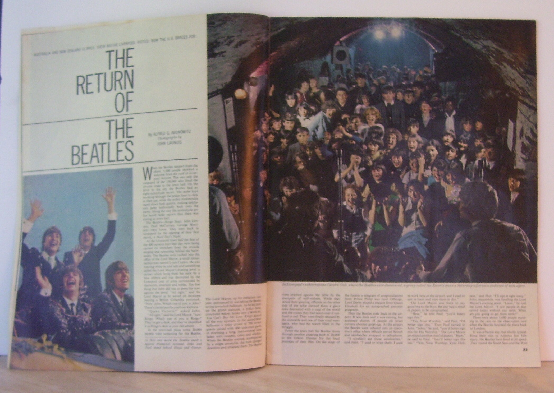 1964 the Saturday Evening Post the Beatles Are Back/ Complete Magazine ...