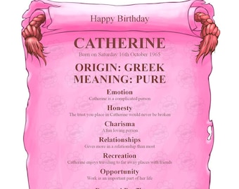 First Name Meaning | Etsy