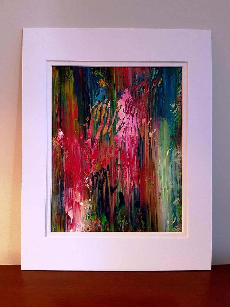 Secret Forest Garden Abstract Original Painting - Etsy Canada