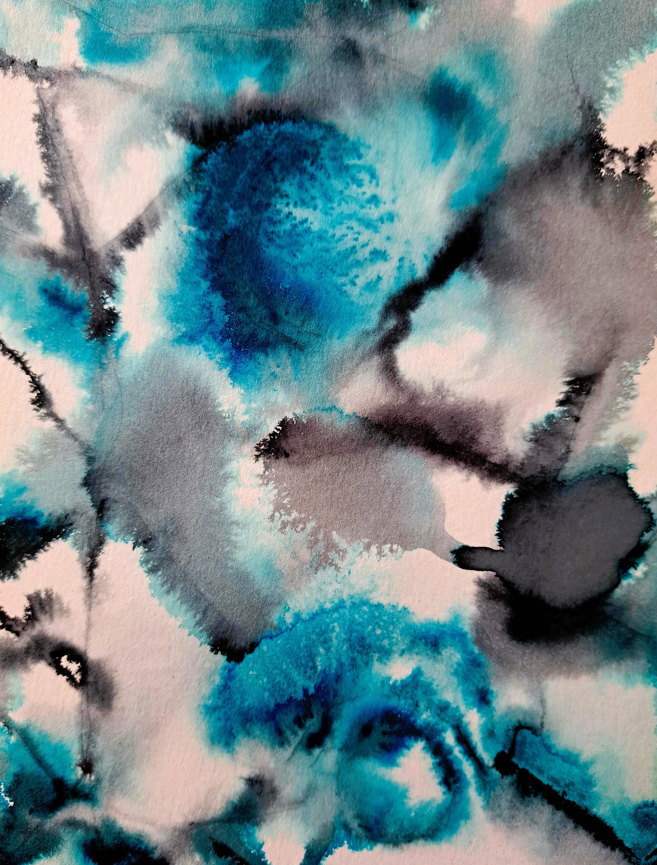 The Spirit Molecule Ink Drawing - Etsy