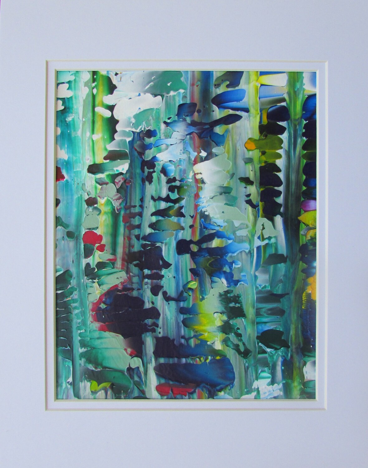 Forest Original Abstract Color Acrylic Painting - Etsy Canada