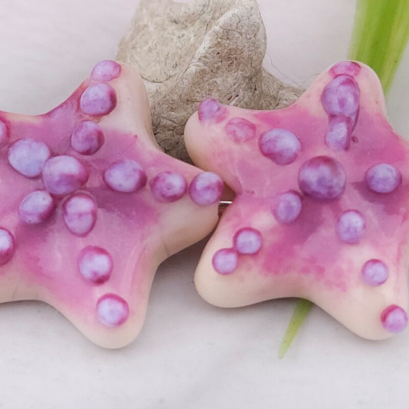 Lampwork Shell Beads - Etsy