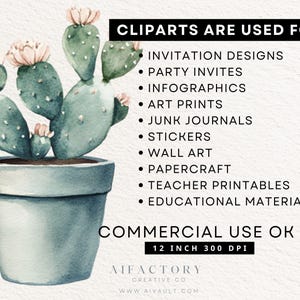 Potted Plant Clipart, Gardening Clipart, Flower Clipart Bundle, Potted ...