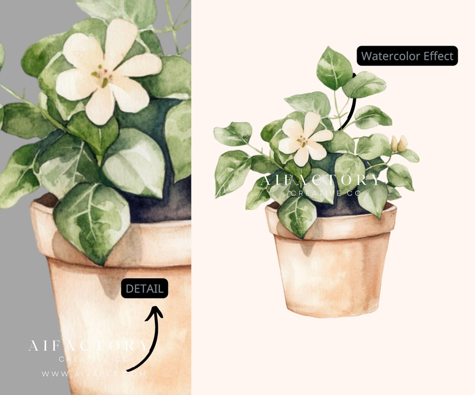 Potted Plant Clipart, Gardening Clipart, Flower Clipart Bundle, Potted ...
