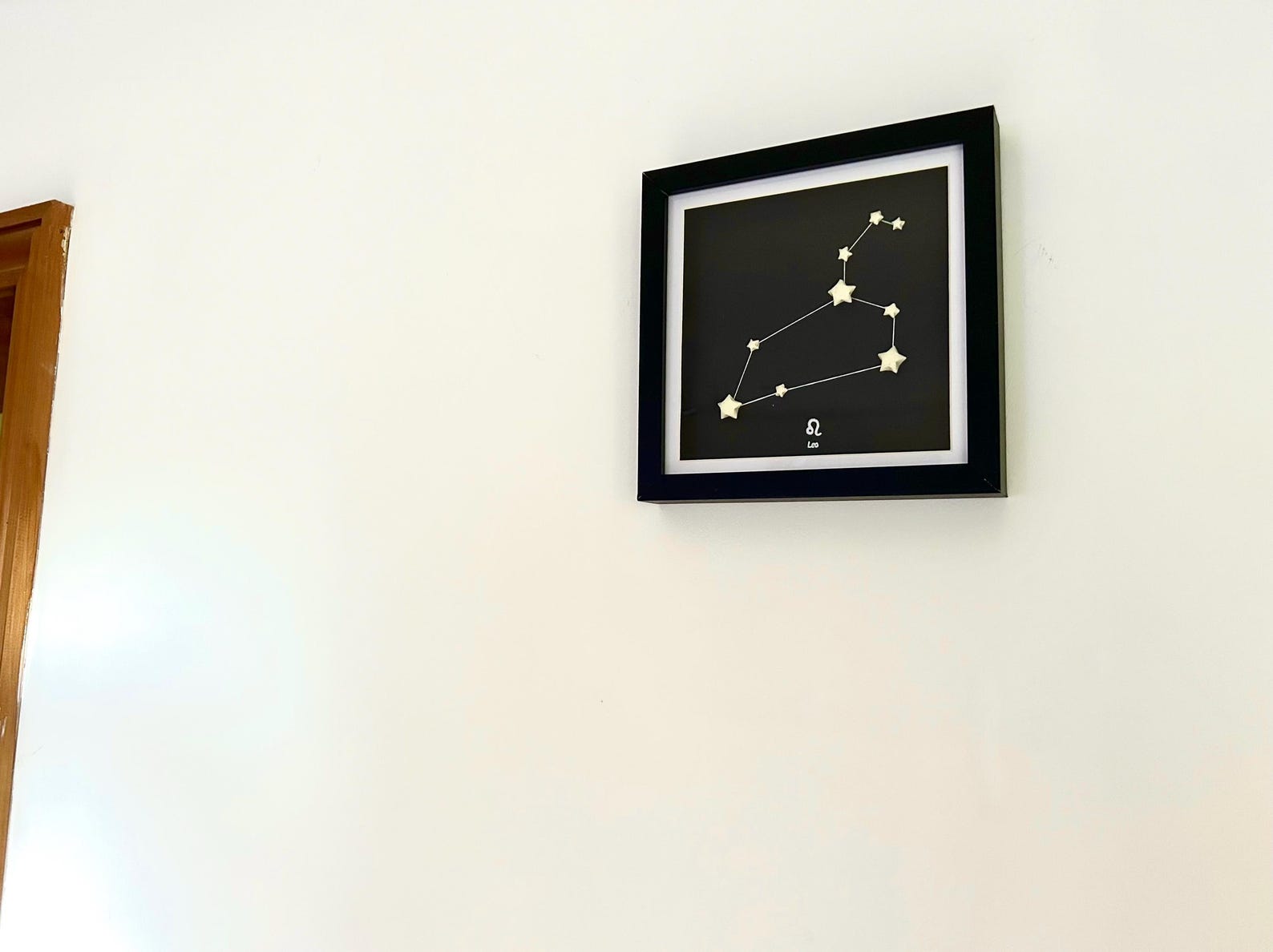 Leo Star Sign Zodiac Origami Star Photo Frame - Etsy UK