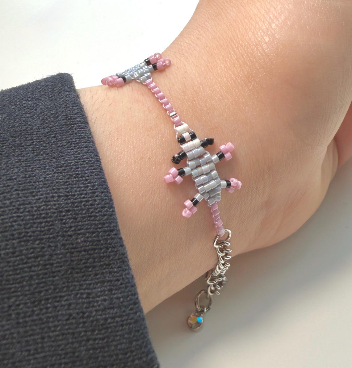 Opossum Bead Bracelet - Etsy
