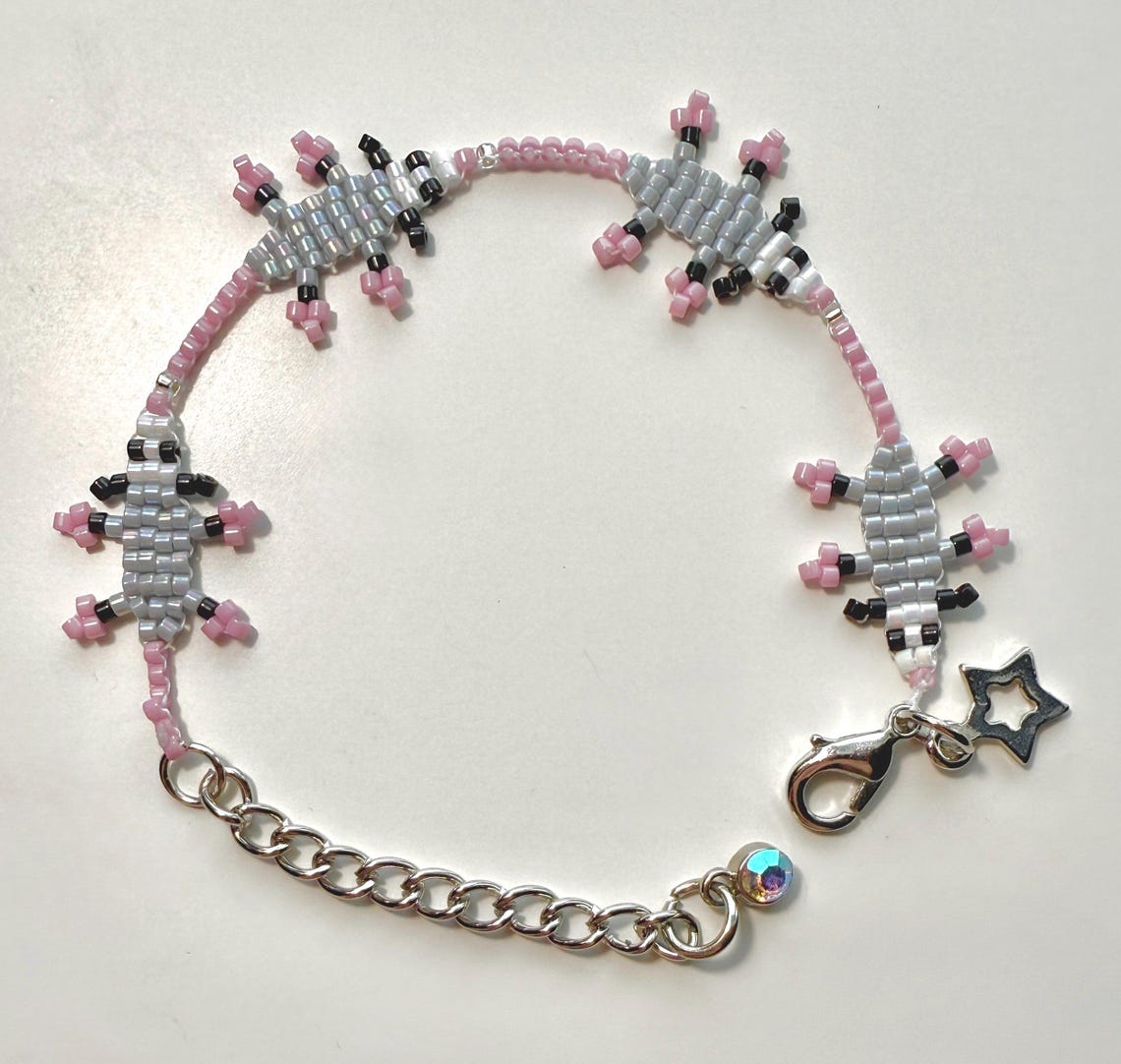 Opossum Bead Bracelet - Etsy