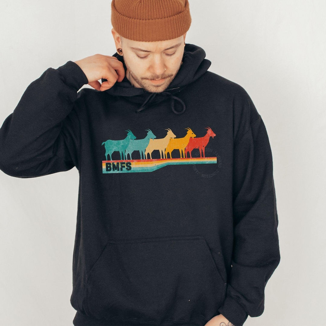 Billy Strings Retro Goat Hoodie: Shakedown Lot Style Sweatshirt - Etsy