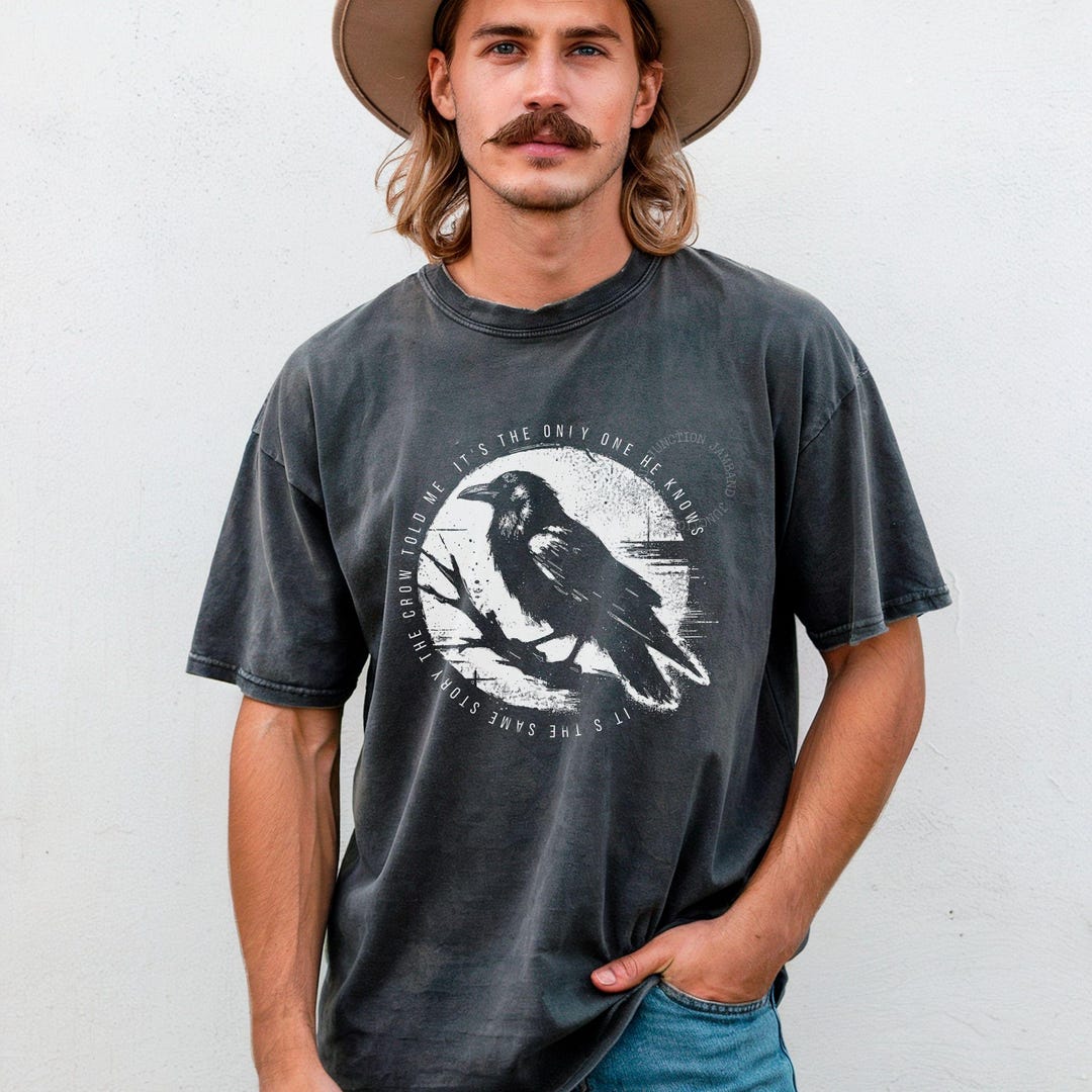 Uncle John's Band T-shirt: the Crow Told Me Shakedown Lot Tee - Etsy