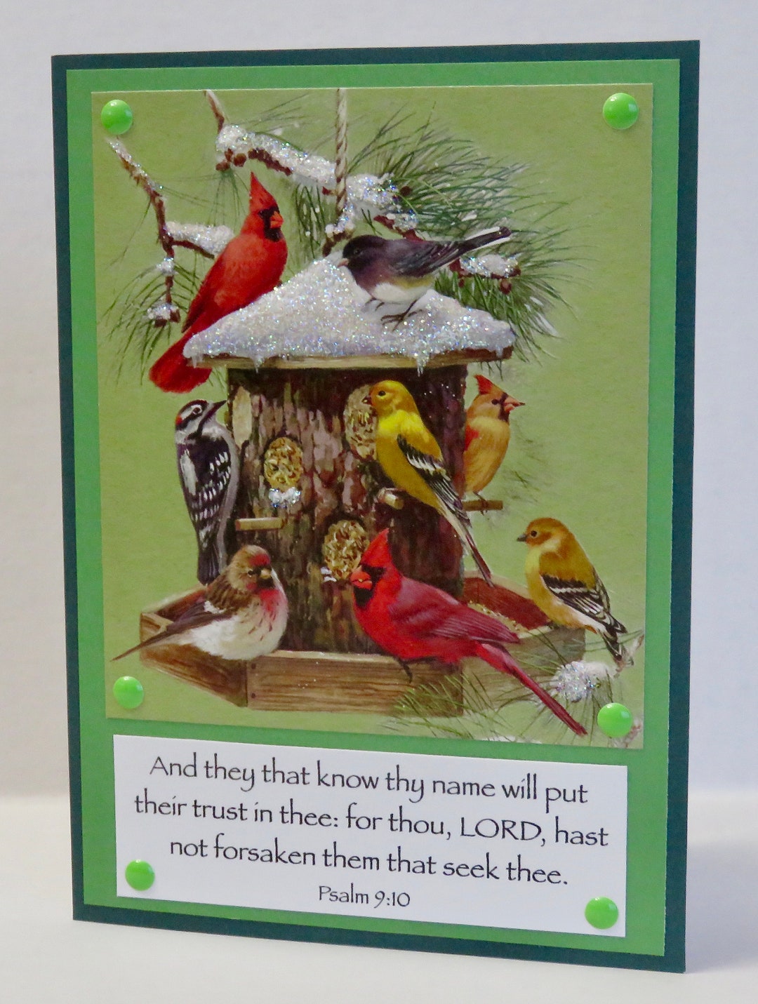 Winter Birds, Winter Encouragement Card, Winter Christian Card, Winter ...