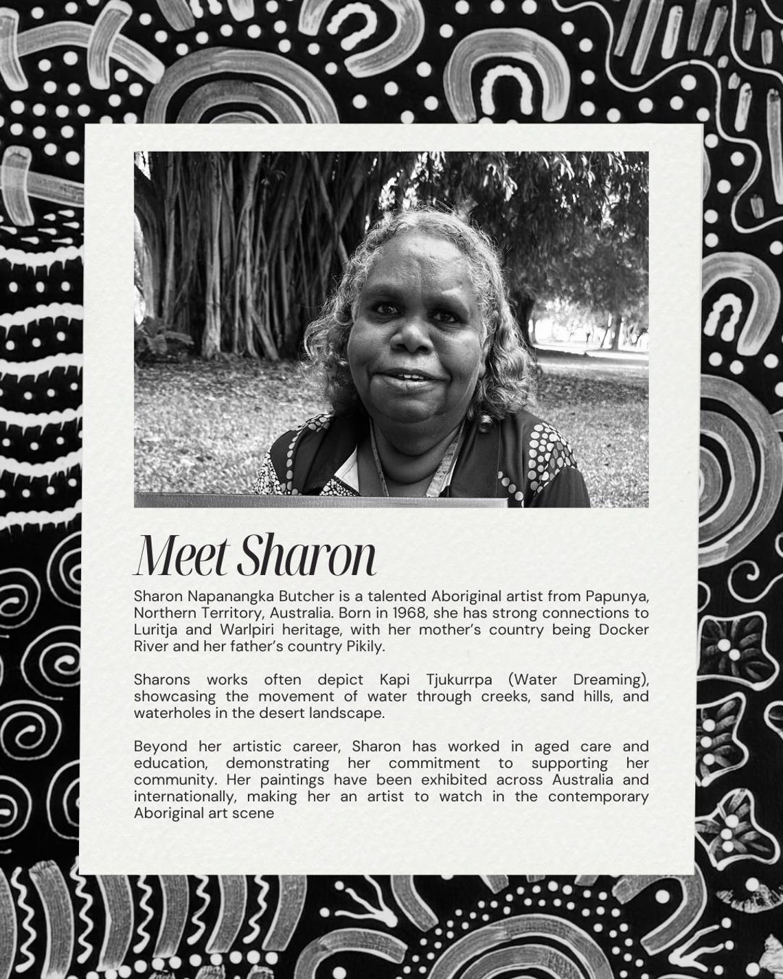 Aboriginal Painting: "tali" by Sharon Butcher - Acrylic on Canvas (85cm ...