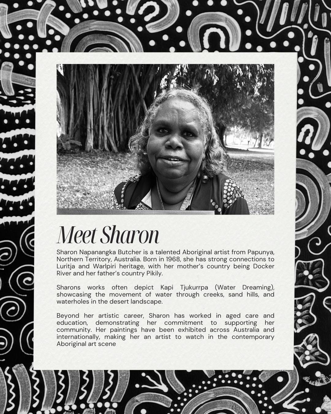 Aboriginal Painting: "tali" by Sharon Butcher - Acrylic on Canvas (85cm ...