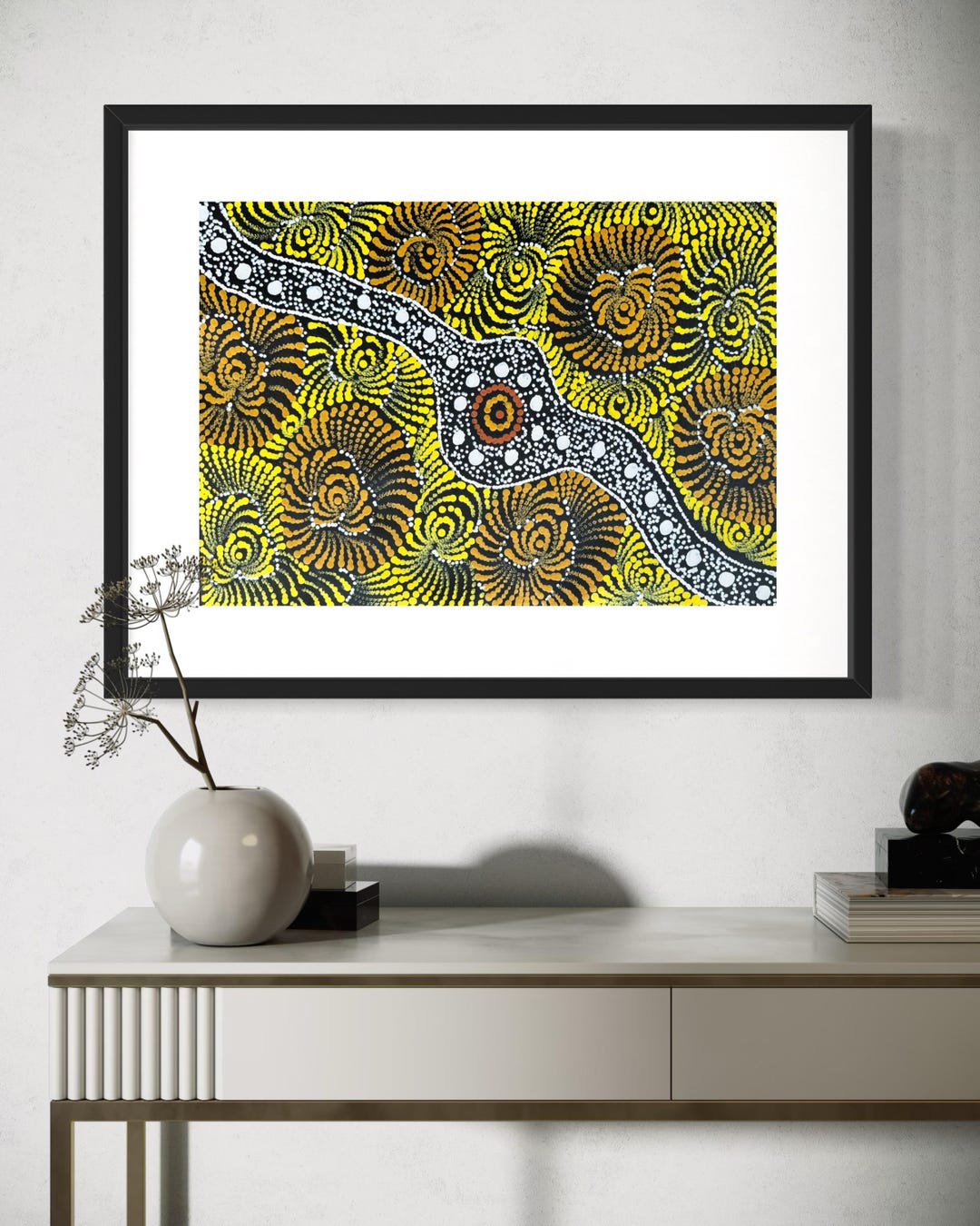 Aboriginal, Hand Painted, Authentic Art, "flying Ant Dreaming" by ...