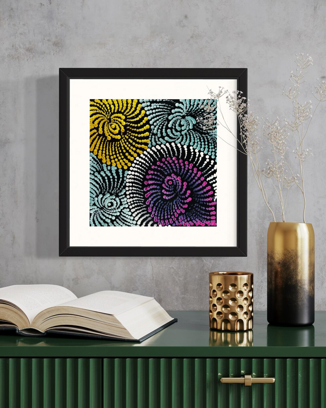 Aboriginal Painting, Hand Painted, Authentic Aboriginal Art, "flying ...