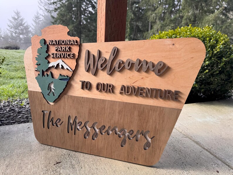 Custom National Park Sign – Welcome to Our Adventure - Etsy