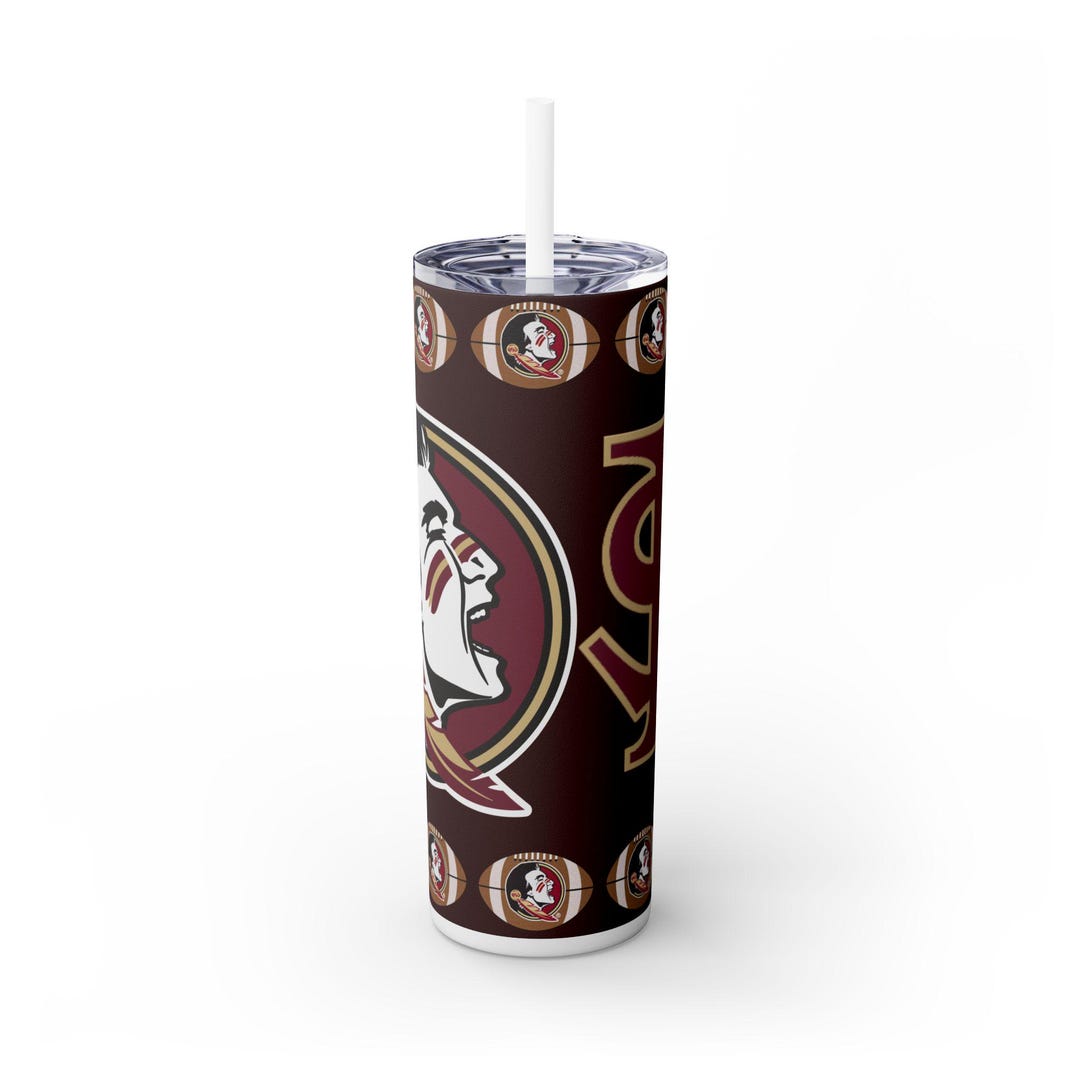 Vintage Seminole Skinny Tumbler With Straw, 20oz | FSU Fan Gift ...