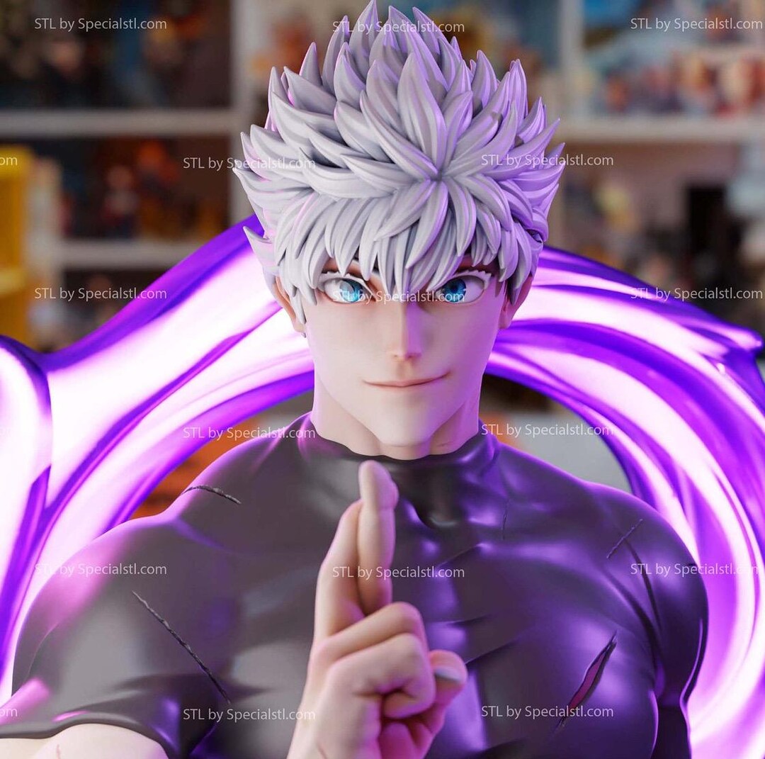Satoru Gojo,jujutsu Kaisen, High Detailed 3d 12k Resin 3d Printed,fully ...