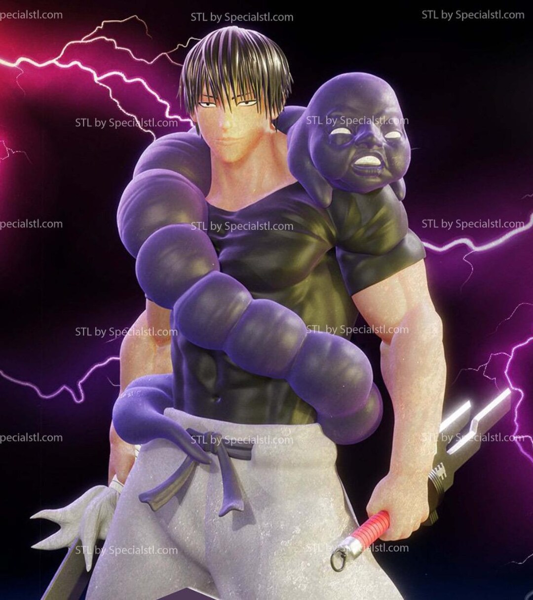 Toji Skull,jujutsu Kaisen, High Detailed 3d 12k Resin 3d Printed,fully ...