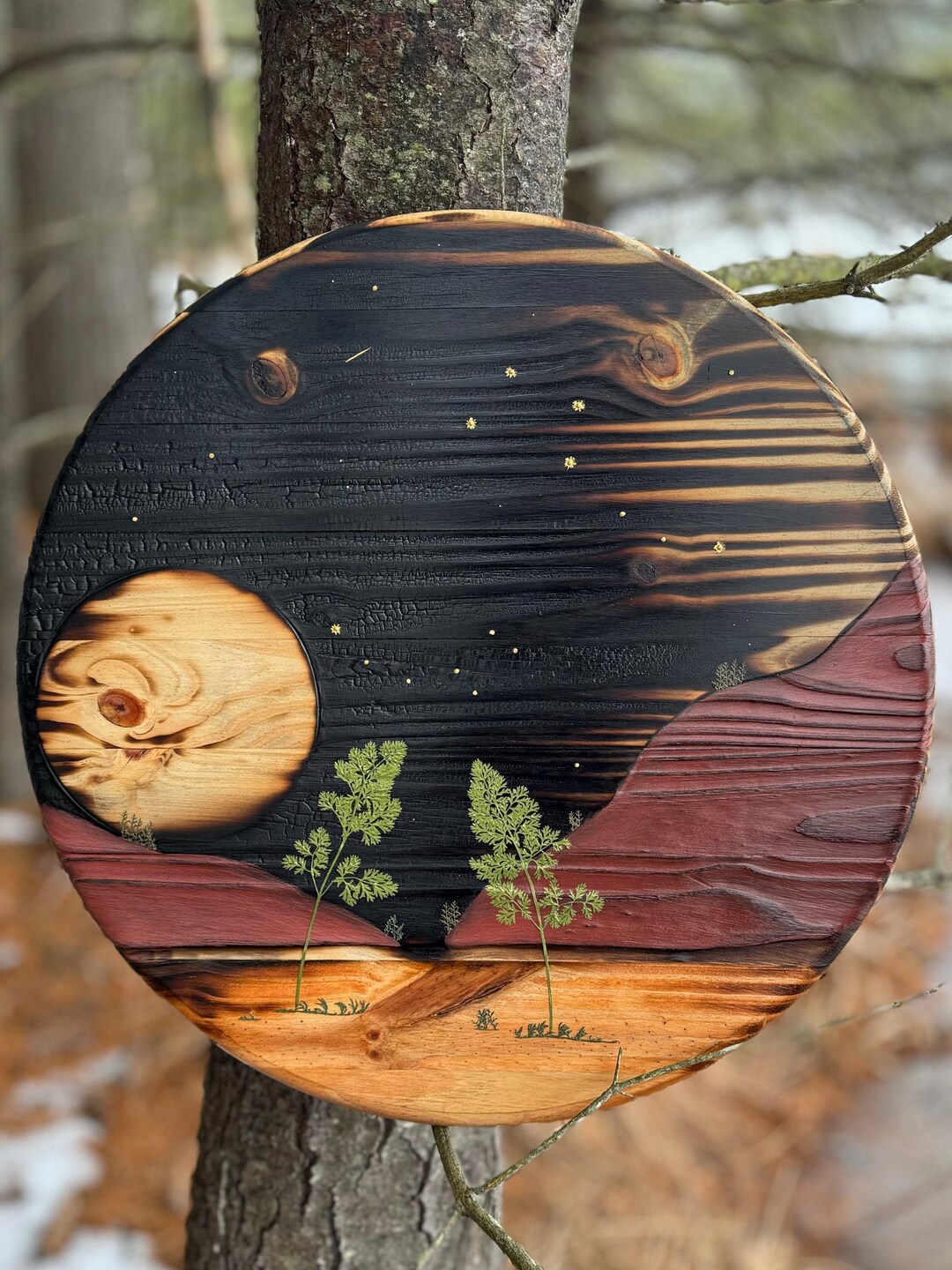 Large 24" Cosmic Disc - Big Dipper & Little Dipper - One of a Kind ...
