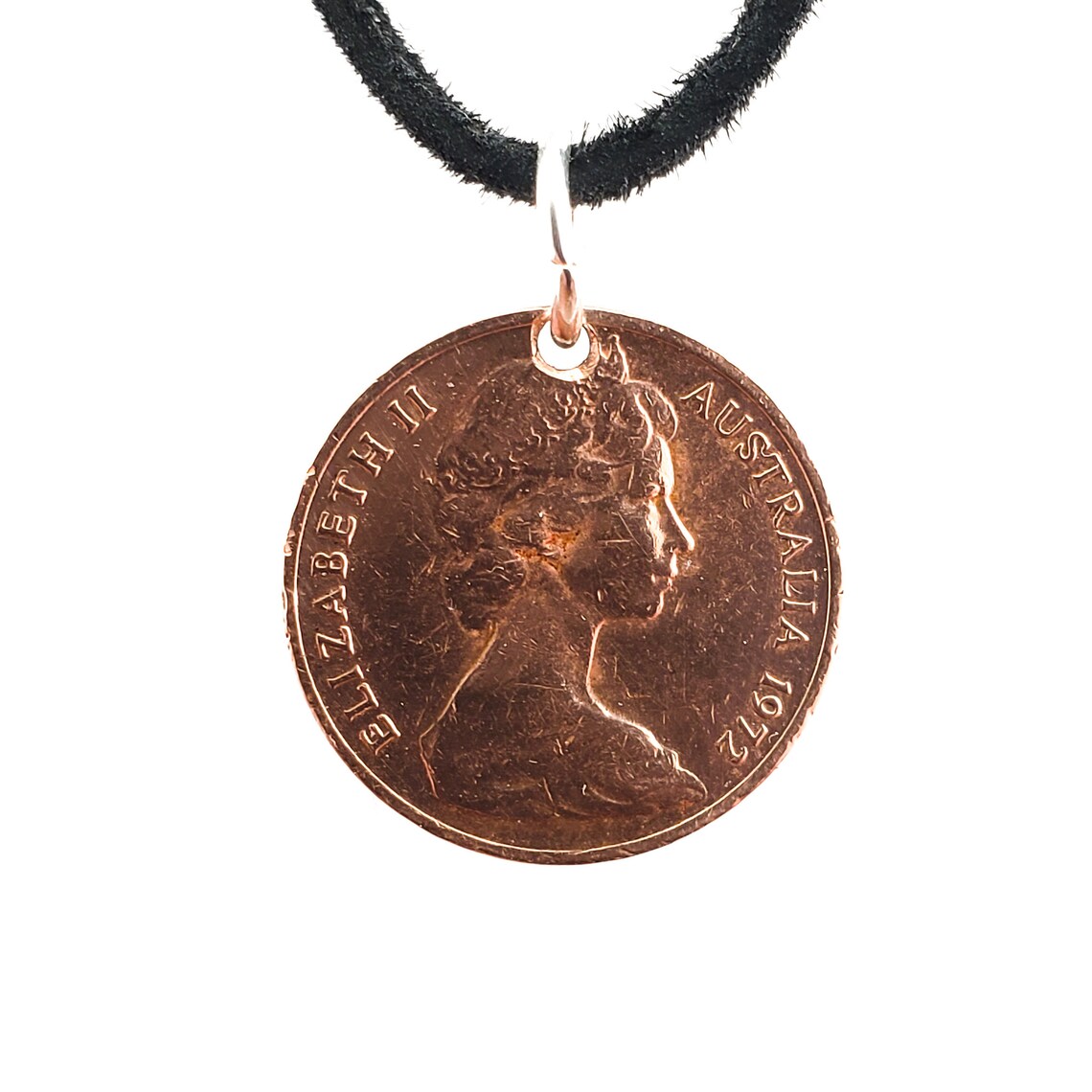 Australian Coin Necklace 1 Cent Coin Pendant Mens Necklace | Etsy