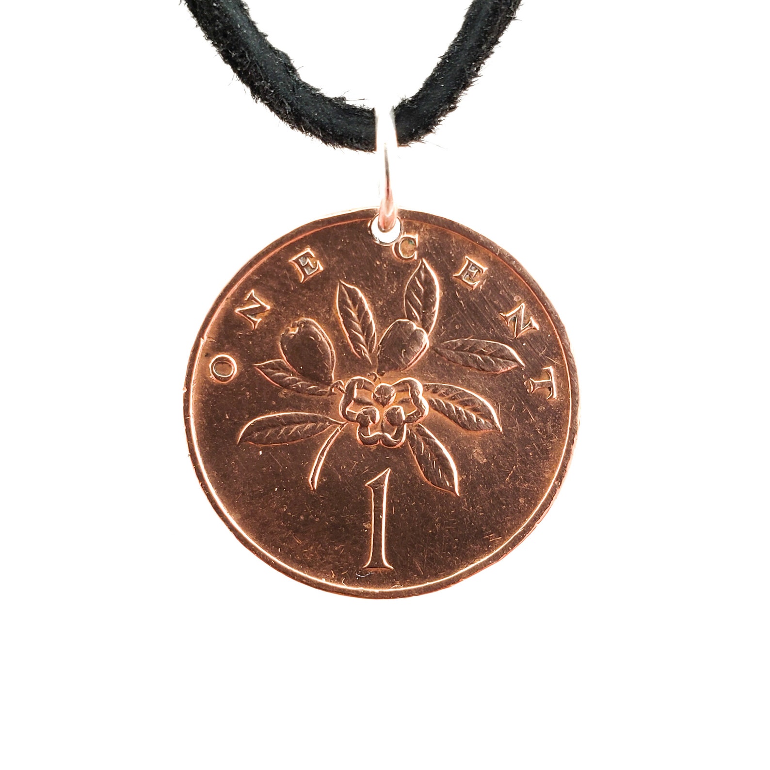 Jamaica Coin Necklace 1 Cent Mens Necklace Womens Necklace - Etsy