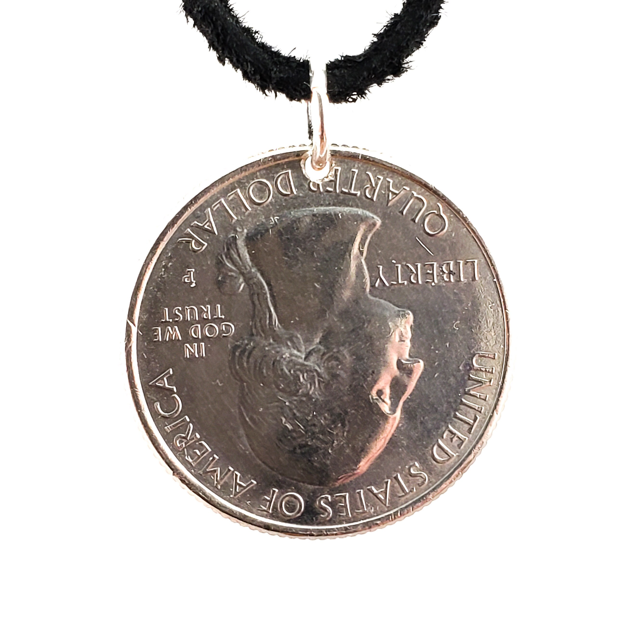 Bat Coin Necklace United States Quarter 2020 25 Cents Mens - Etsy Israel