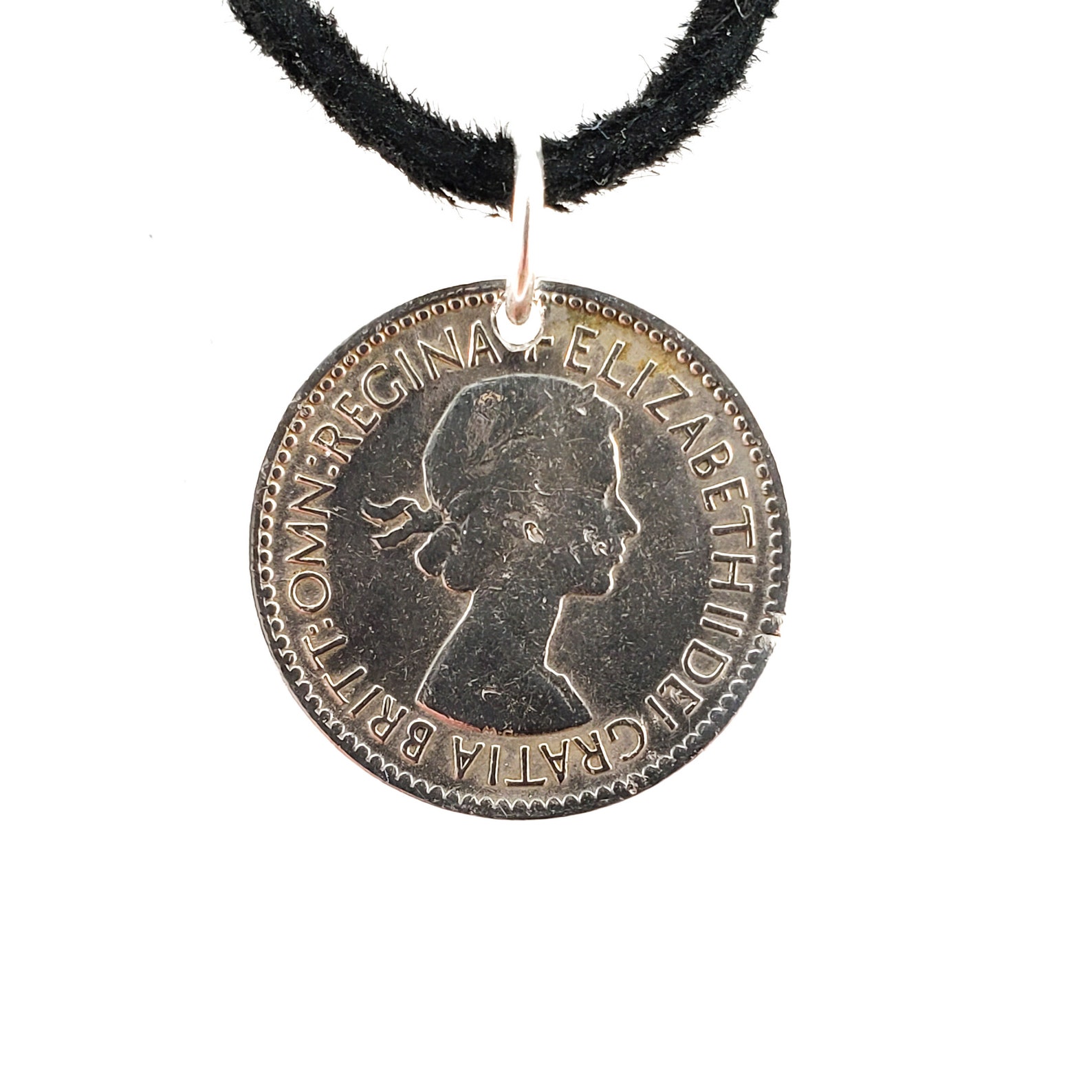 Six Pence Coin Necklace Coin Pendant England Sixpence Mens - Etsy