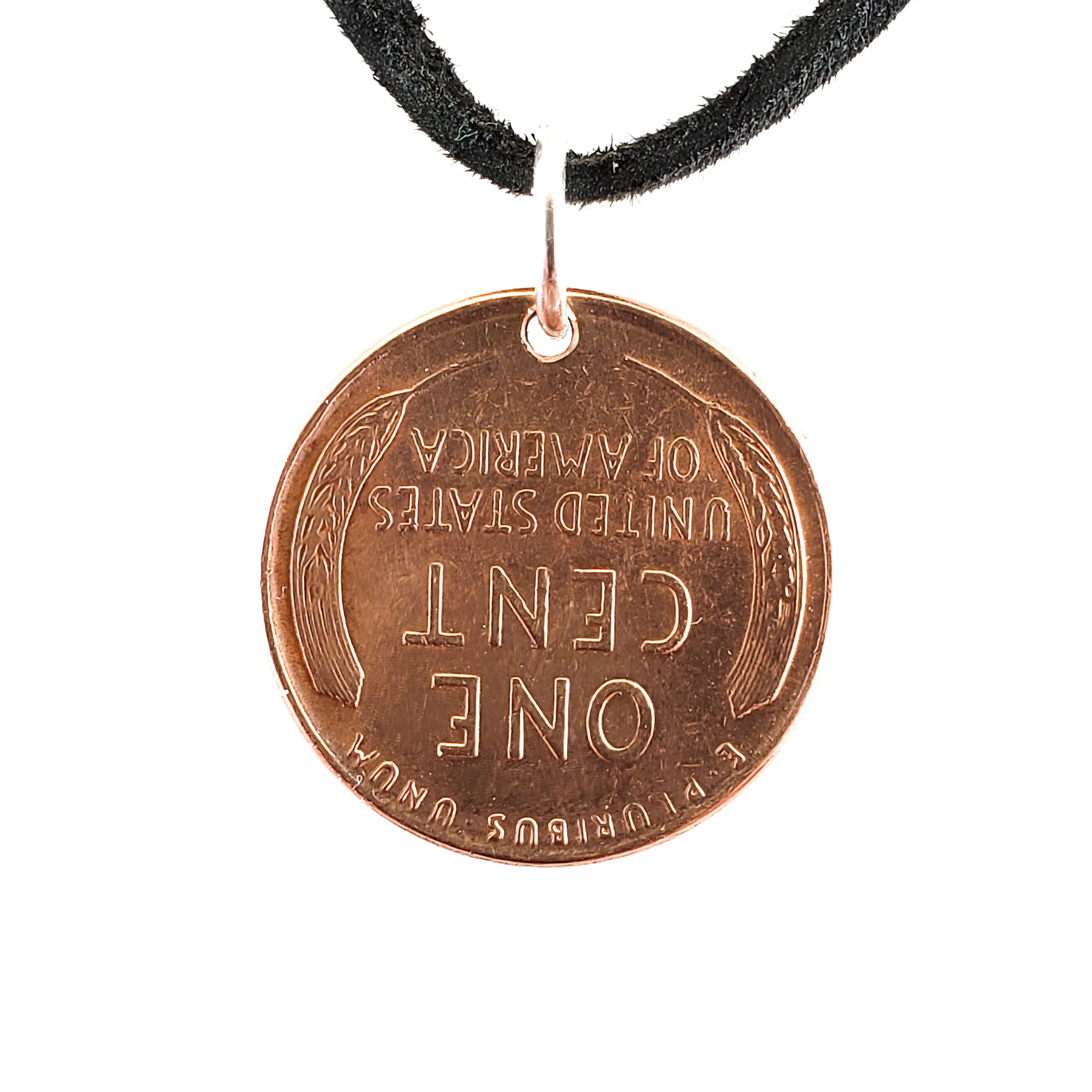 Lucky Penny Necklace United States Coin Coin Pendant Mens | Etsy