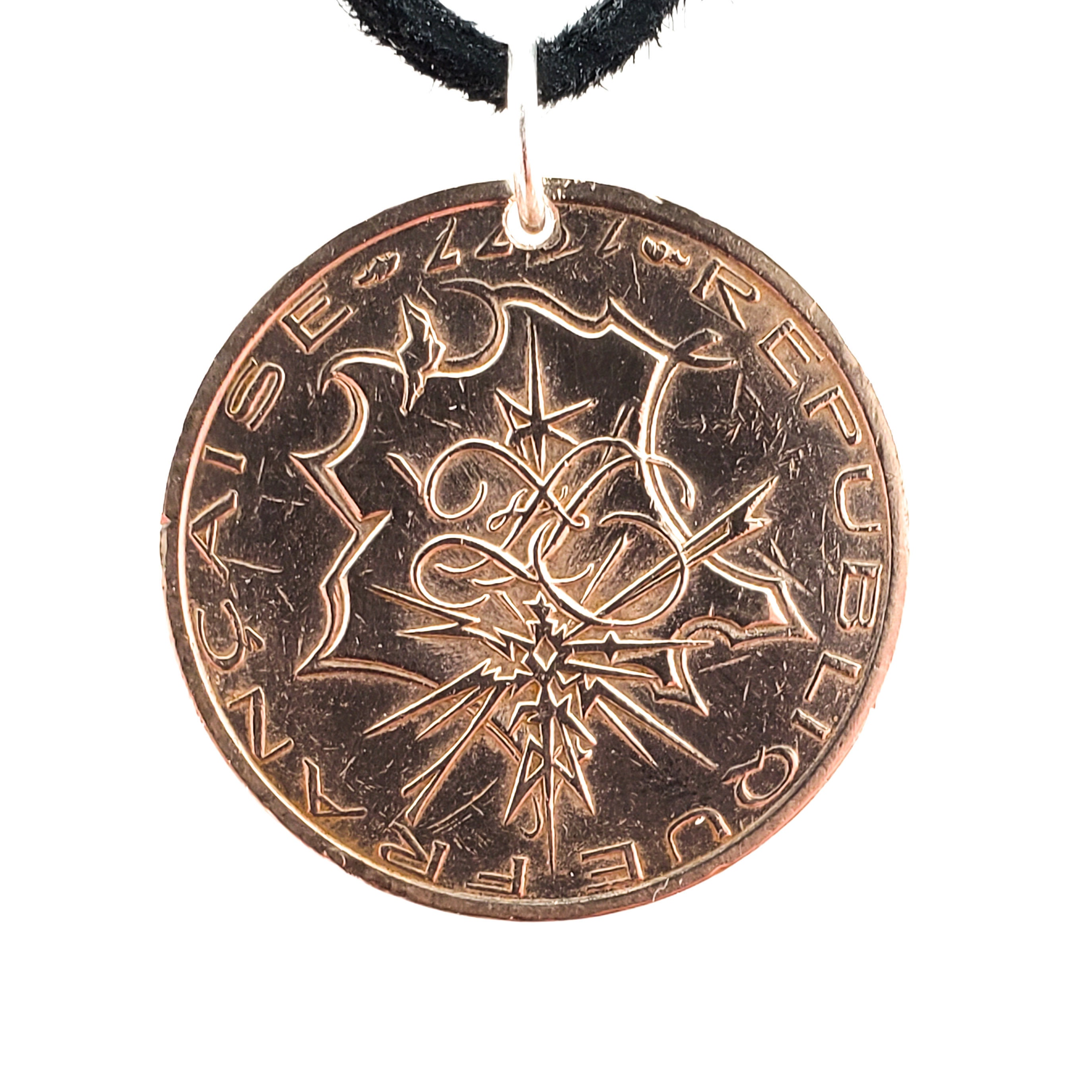 French Coin Necklace 10 Francs Mens Necklace Womens | Etsy