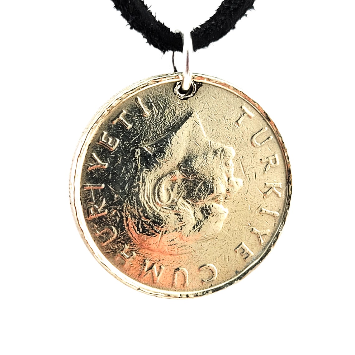 Turkey Coin Necklace 10 Bin Lira Mens Necklace Womens - Etsy