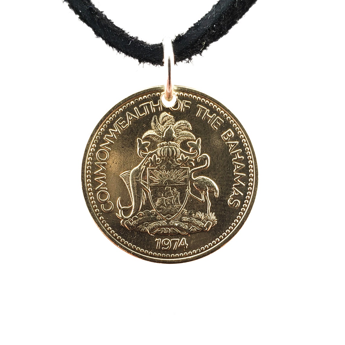 Bahamas Starfish Coin Necklace 1 Cent Coin Pendant Mens - Etsy