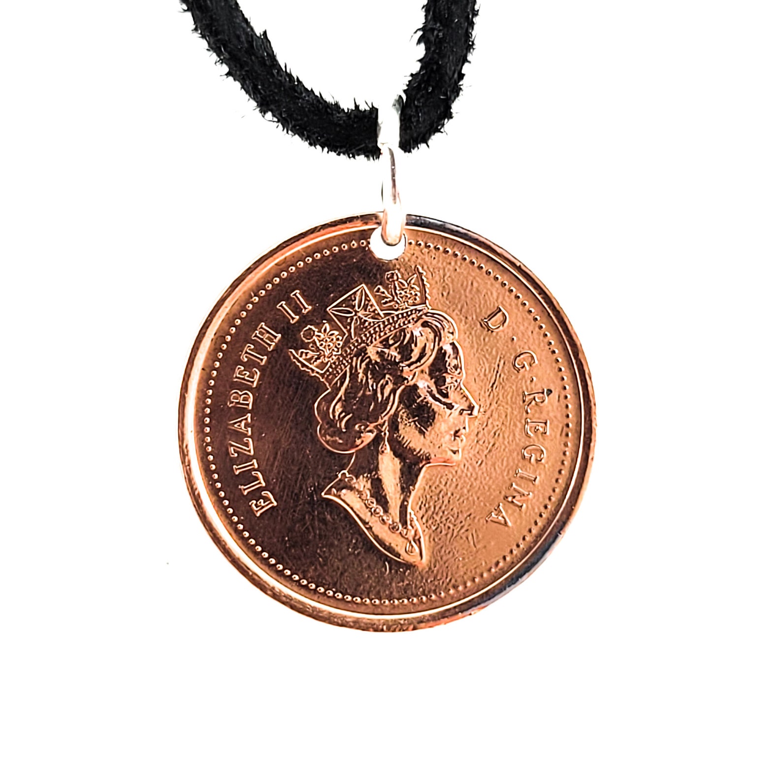 Canadian Coin Necklace 1 Cent Mens Necklace Womens - Etsy